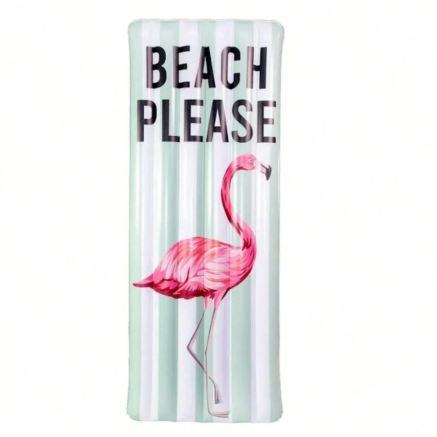 PoolCandy Deluxe Pool Raft 74IN X 30IN Beach Please | SHEIN USA