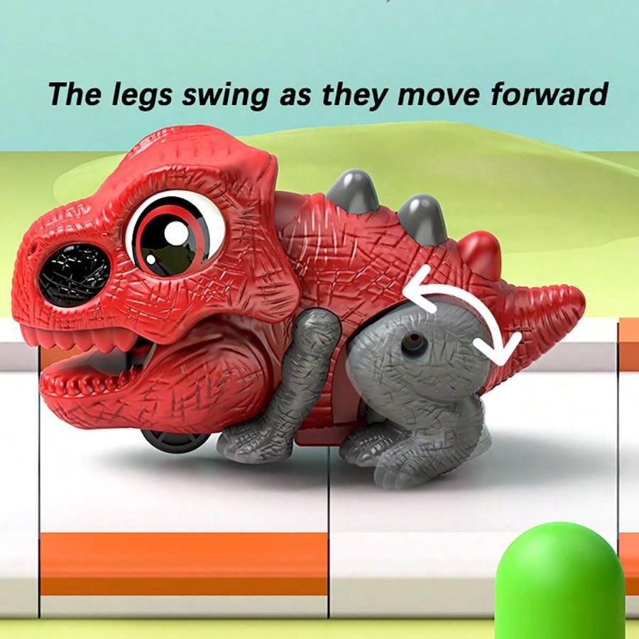 1pc Children's Inertia Simulation Dinosaur-Shaped Vehicle Toy With Cute ...