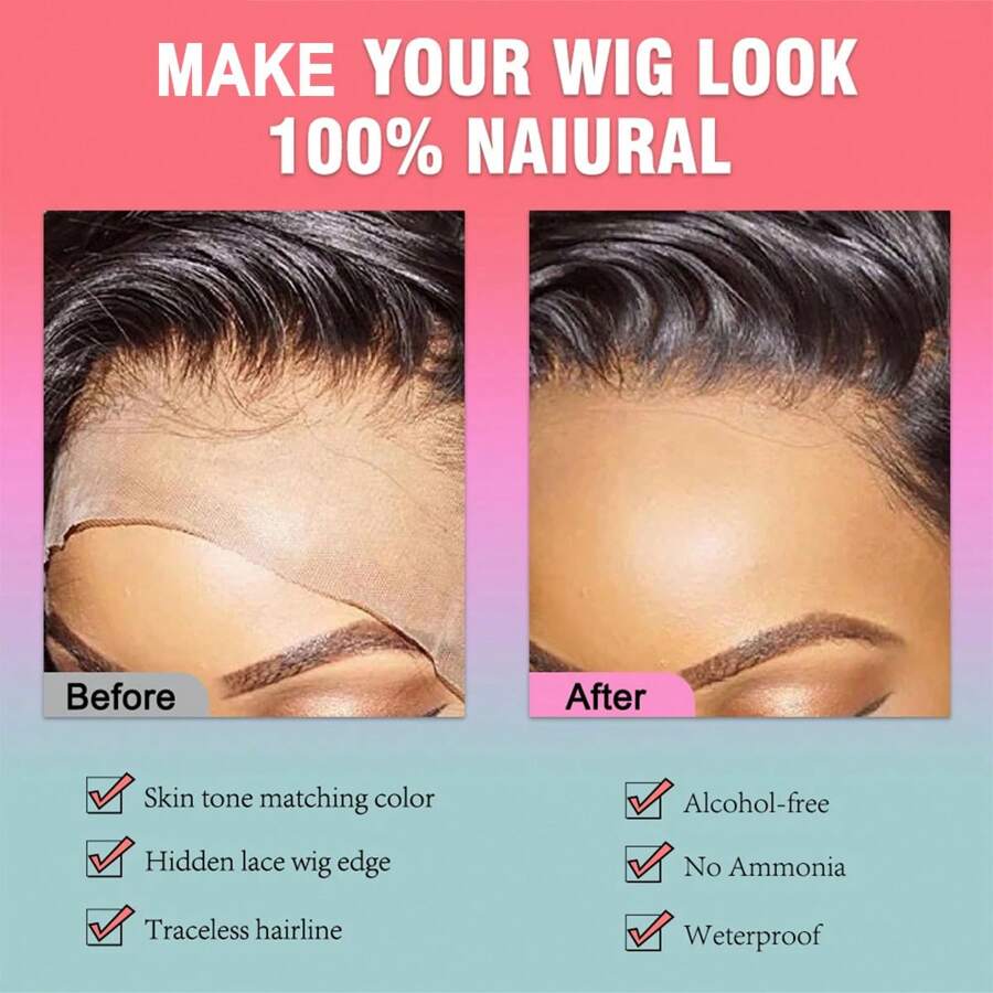 Hair Wax Stick With Tools Set, Wax Stick For Smooth Hair Wigs, Non ...