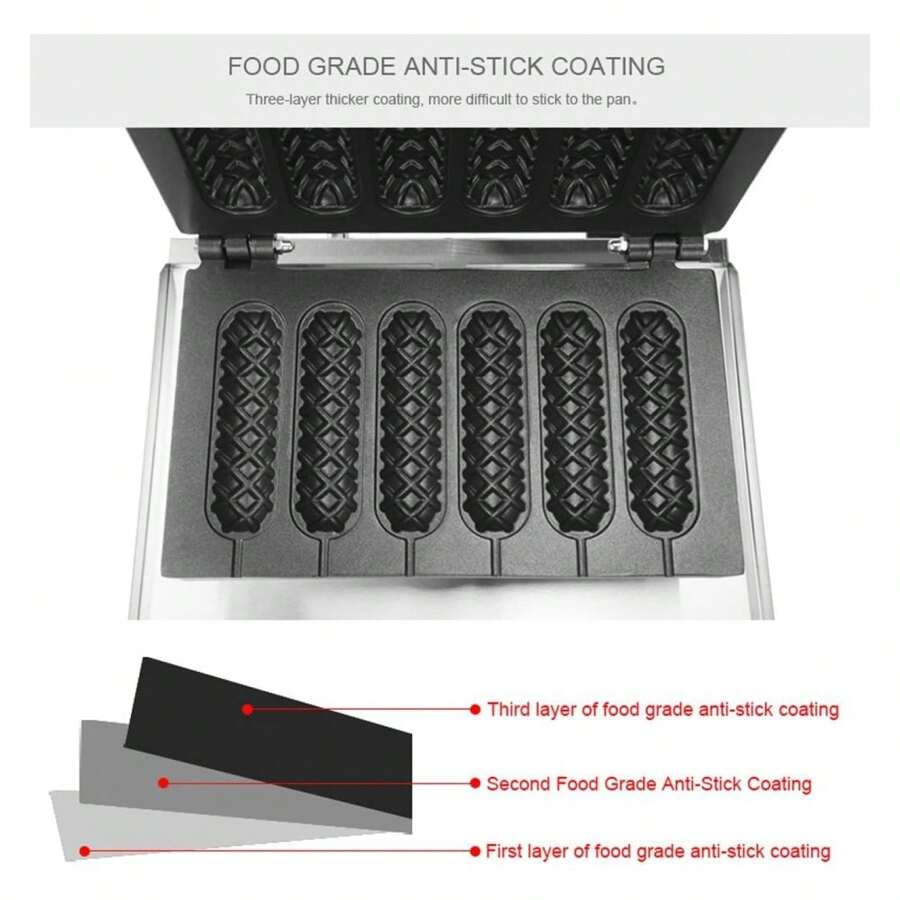 Hot Dog Making Machine, Six-G Crispy Machine, Waffle Stick Machine, Hot ...