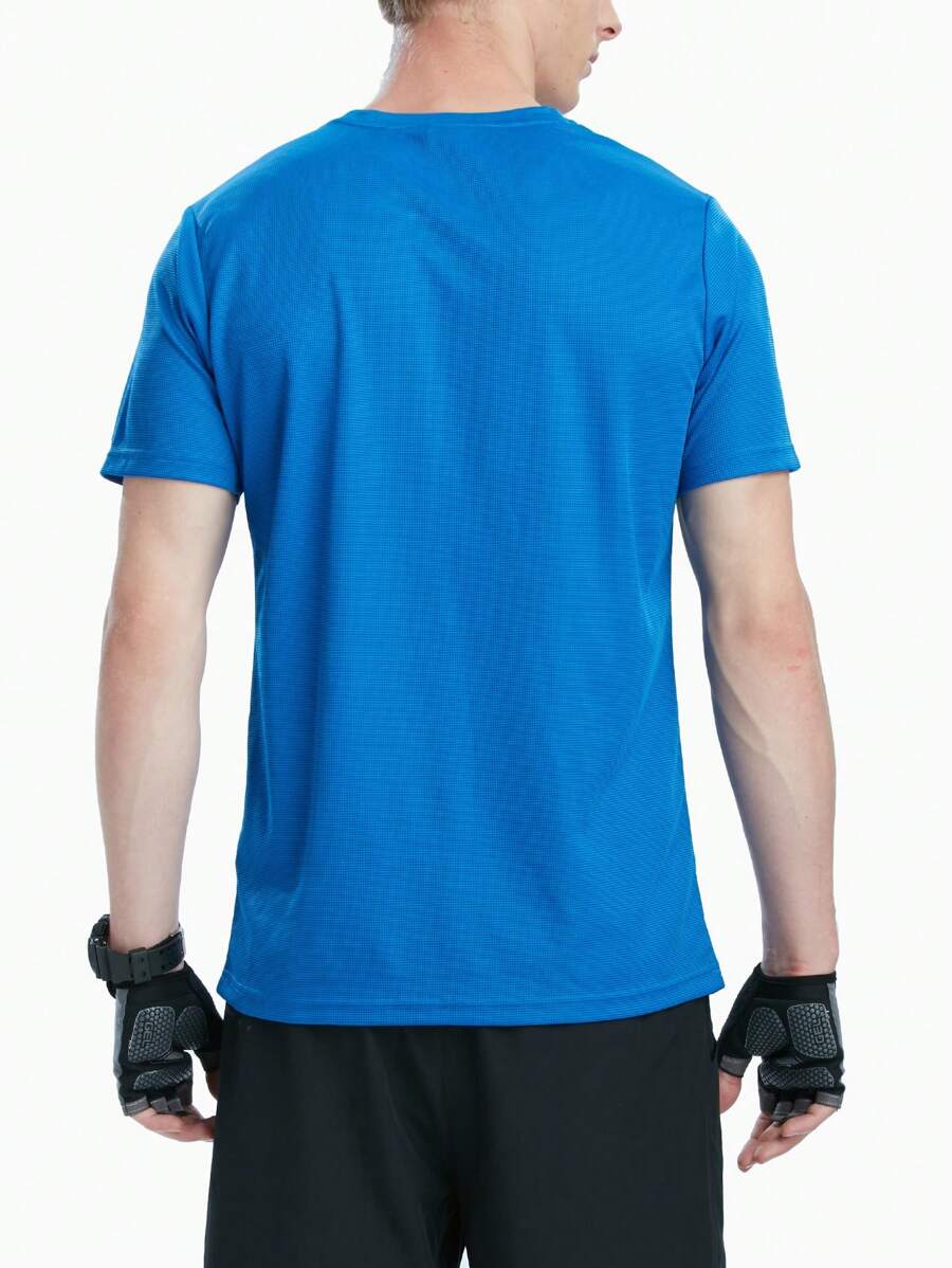 TECTOP Men T-Shirts Quick Dry Short Sleeve Crew Neck Athletic Workout ...