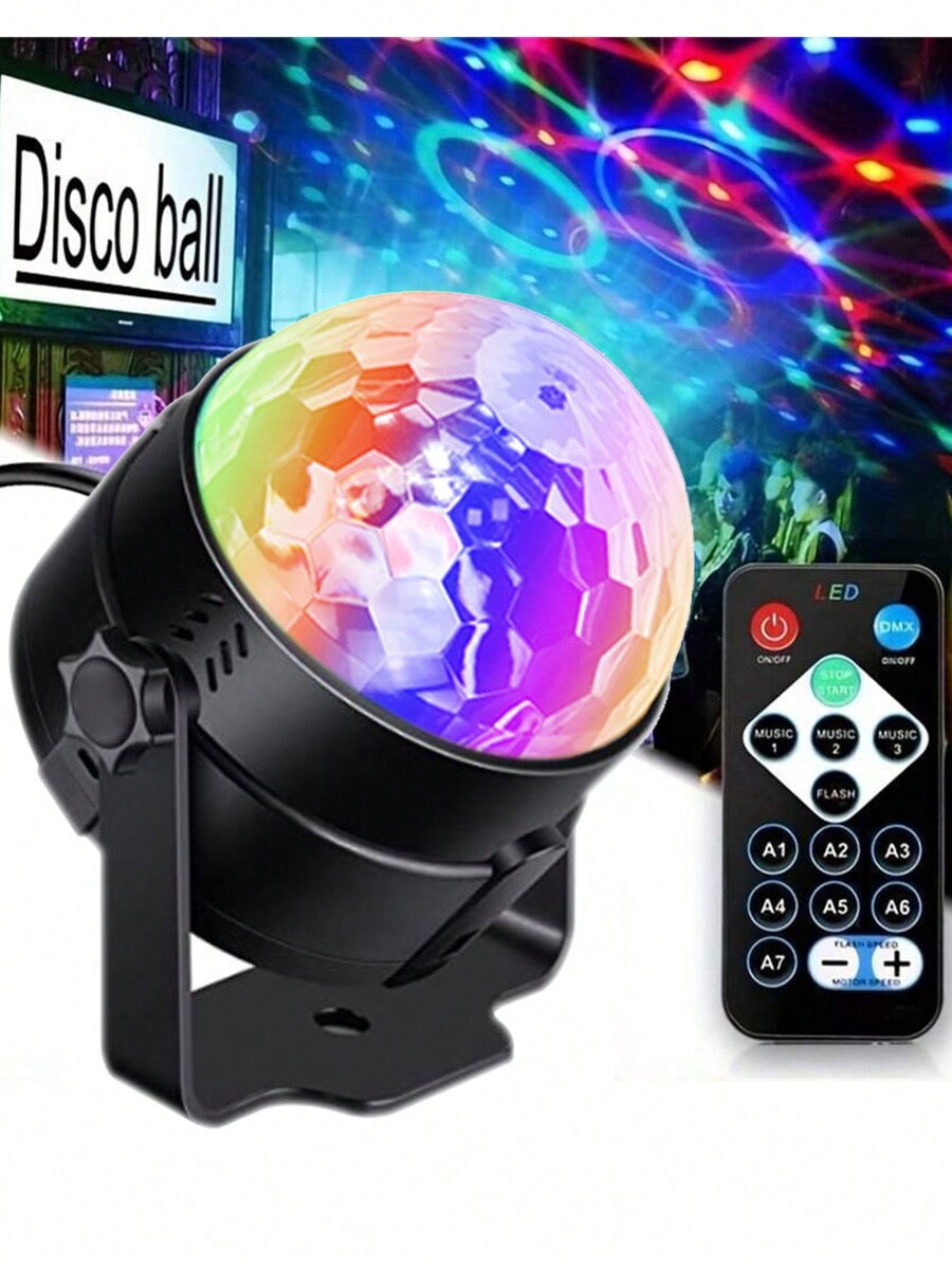 Disco Light - Magic Ball Led Light Rgb Rotating Stage Lighting Effect ...
