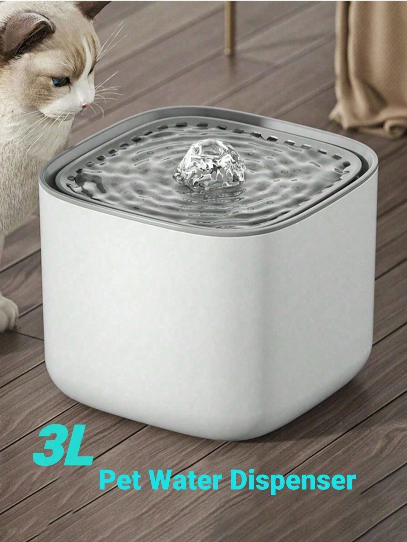 1pc 84.54oz Large Capacity Automatic Pet Fountain, Cat Water Dispenser ...