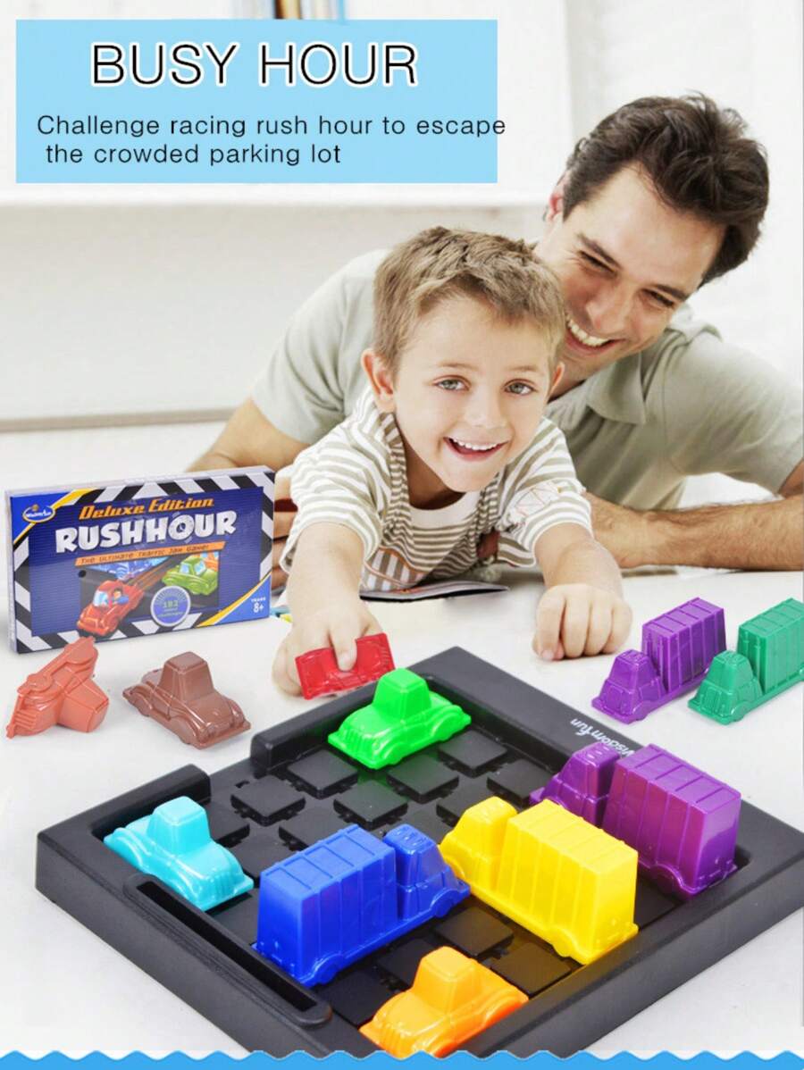 Kids' Intellectual Traffic Jam Puzzle Board Game, Developing ...