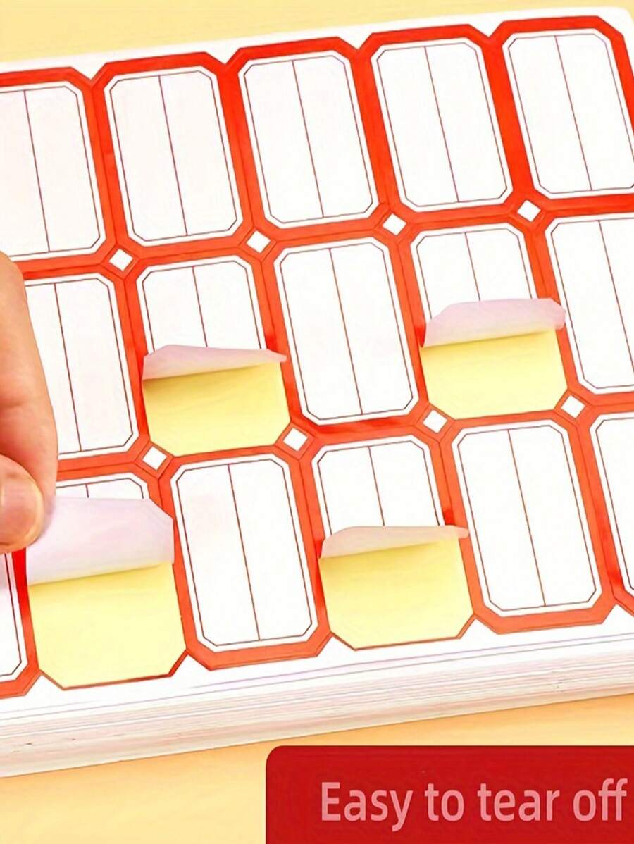 10 Sheets Self-Adhesive Label Sticker Self-Adhesive Label Paper Mouth ...