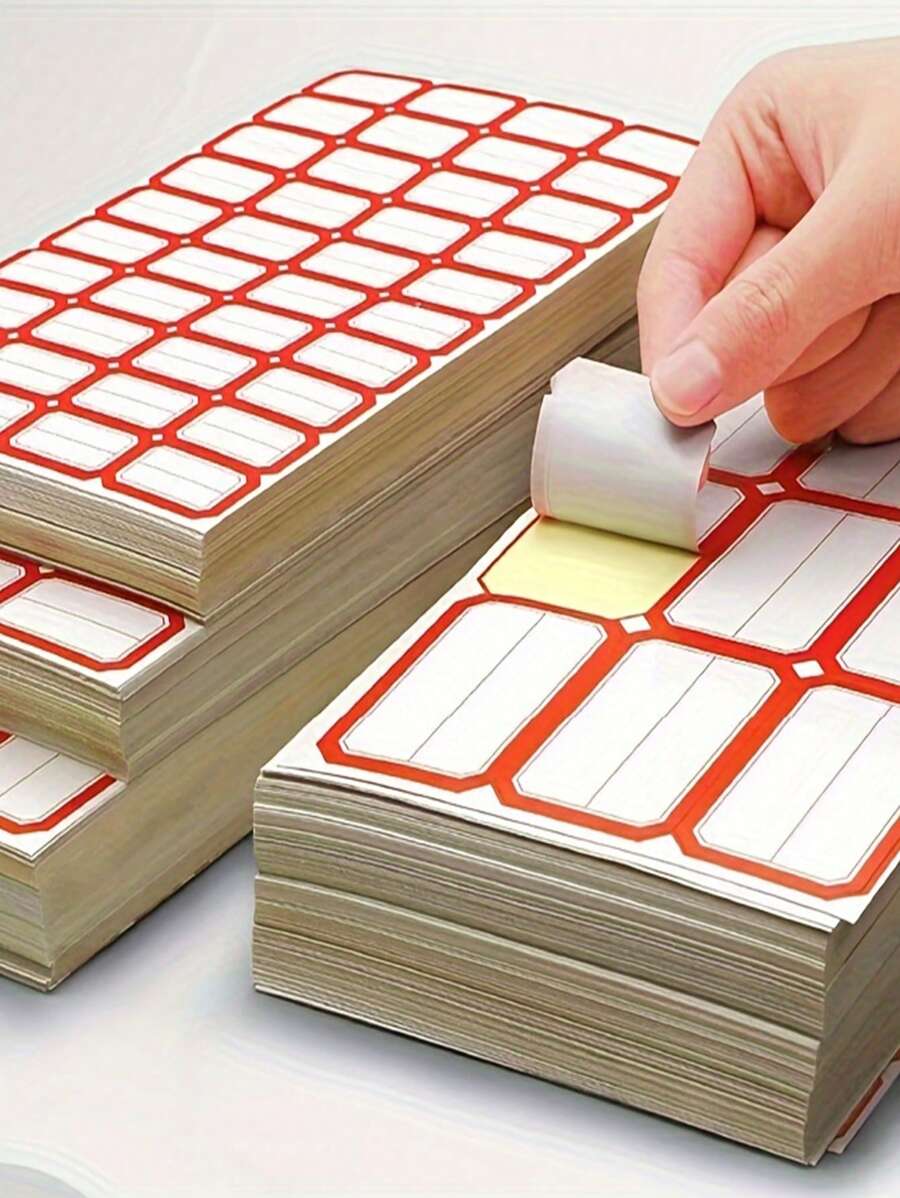 10 Sheets Self-Adhesive Label Sticker Self-Adhesive Label Paper Mouth ...