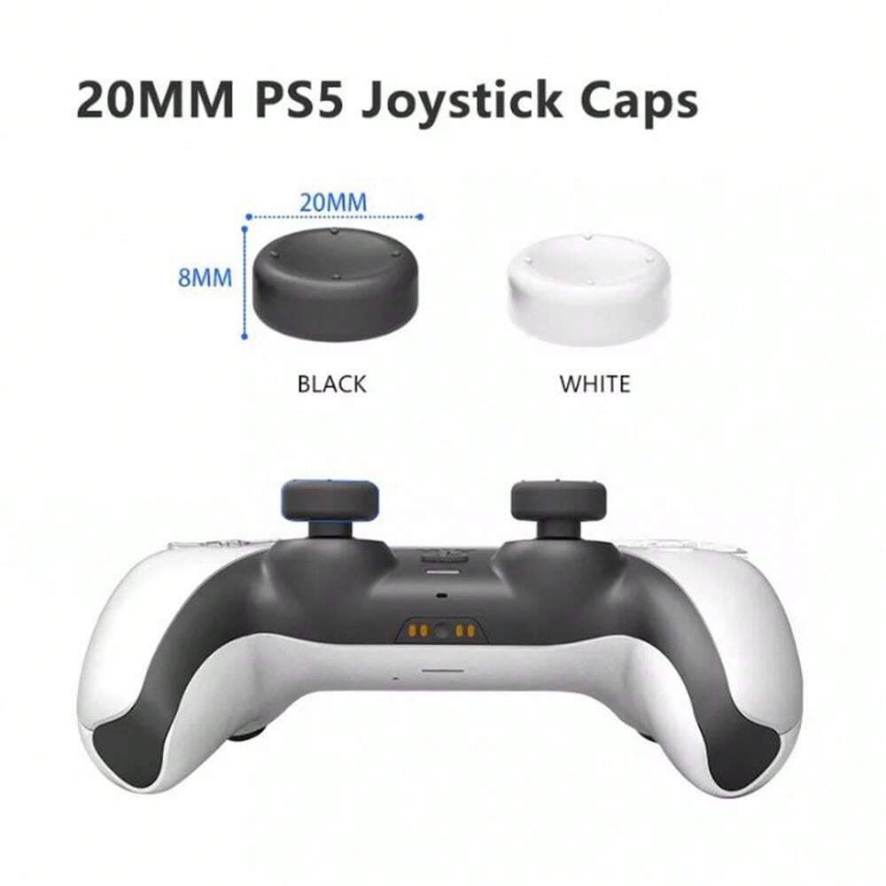 TOPWOLF PS5 Controller Analog Hand Grip Extenders Compatible With PS5 ...