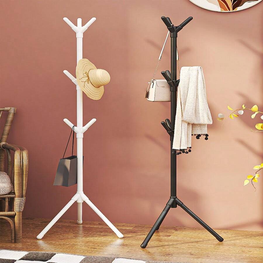 Easy To Assemble Floor To Ceiling Clothes Rack, Office Iron Clothes ...