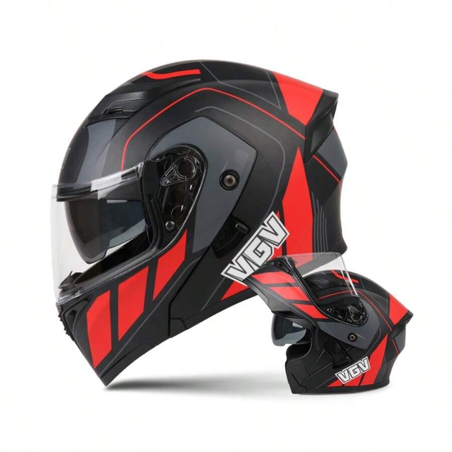 VGV Faceless Helmet, Motorcycle Helmet, Four Seasons Bluetooth Riding ...