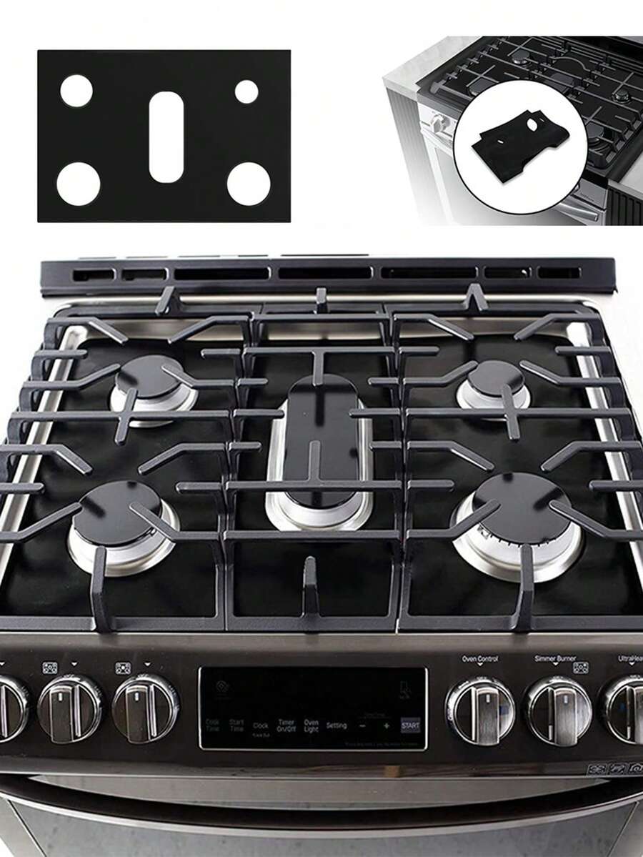1pc Heat-Resistant Stove Top Oil-Proof Mat, Gas Stove Protector ...