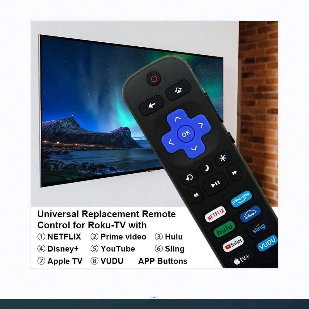 Compatible With Roku-TV Series Sharp, Hisense, , TCL, INSIGNIA And ...