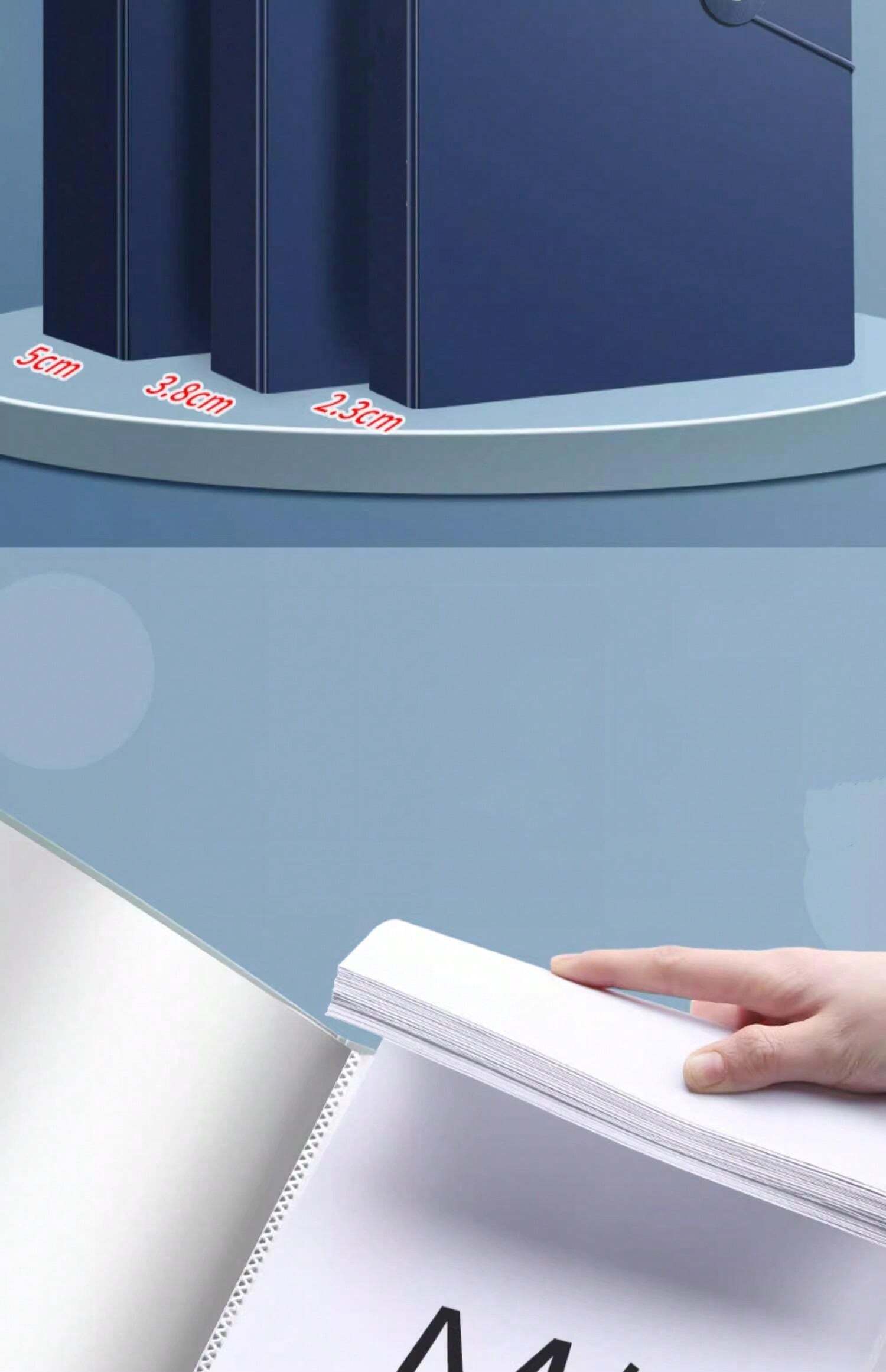 1pc Transparent A4 Size Loose-Leaf Folder For Storing Certificates ...