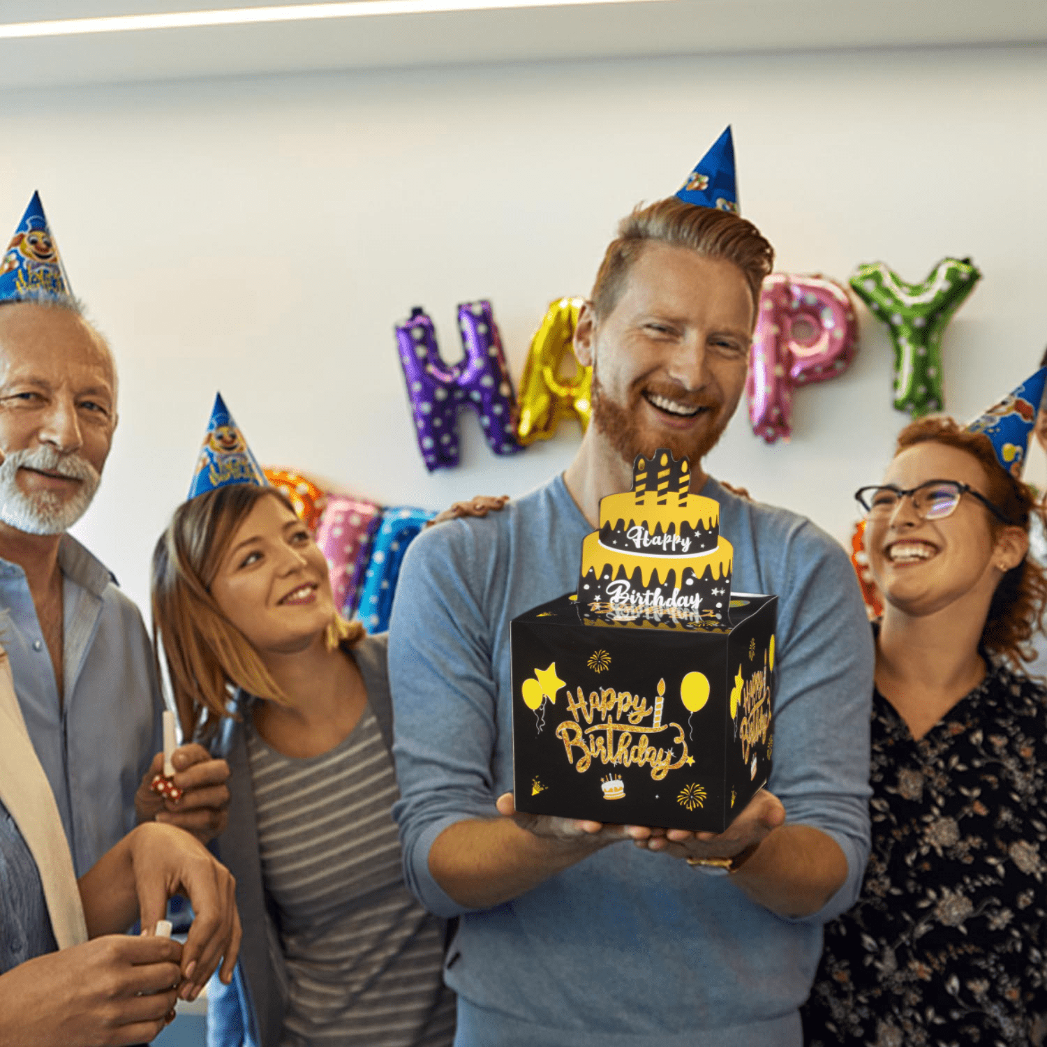 Graduation Card Box Holder, Congrats Grad Foldable Cardboard ...