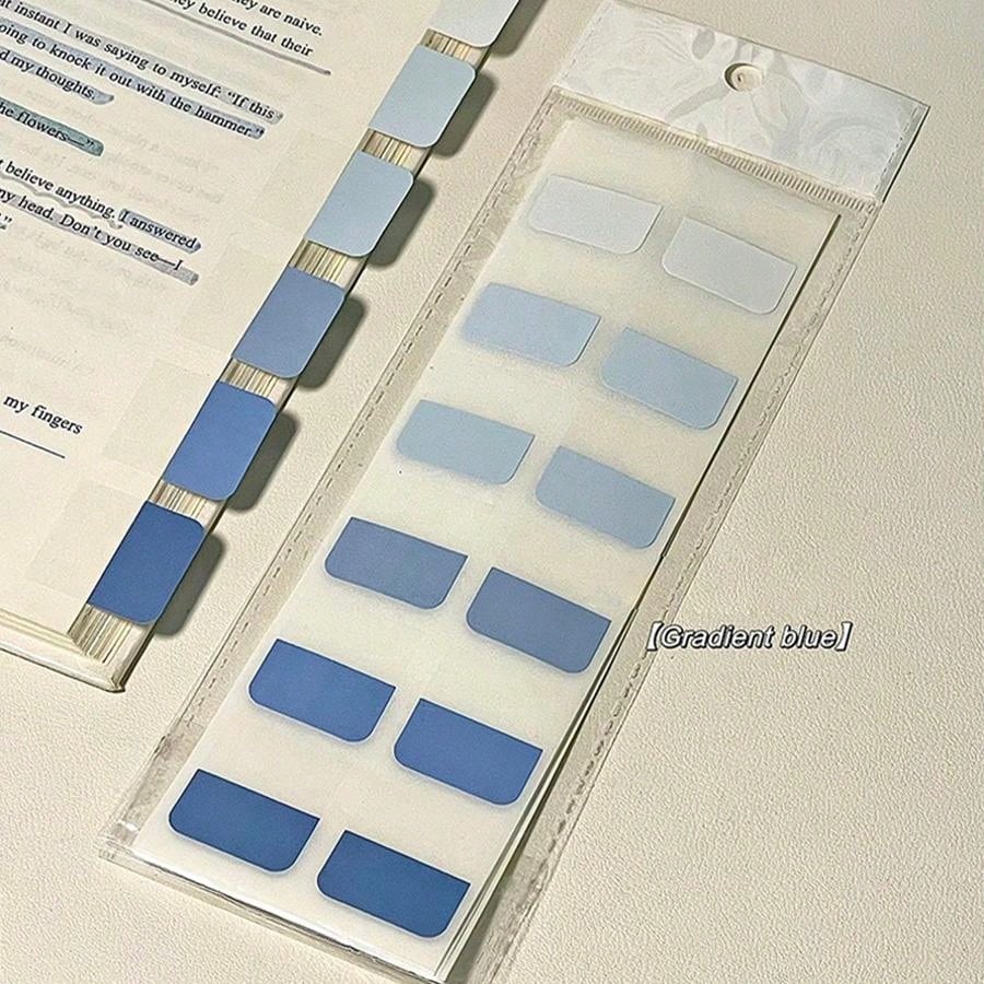 1pc Writable Gradient Color Index Sticker, Student's Small ...