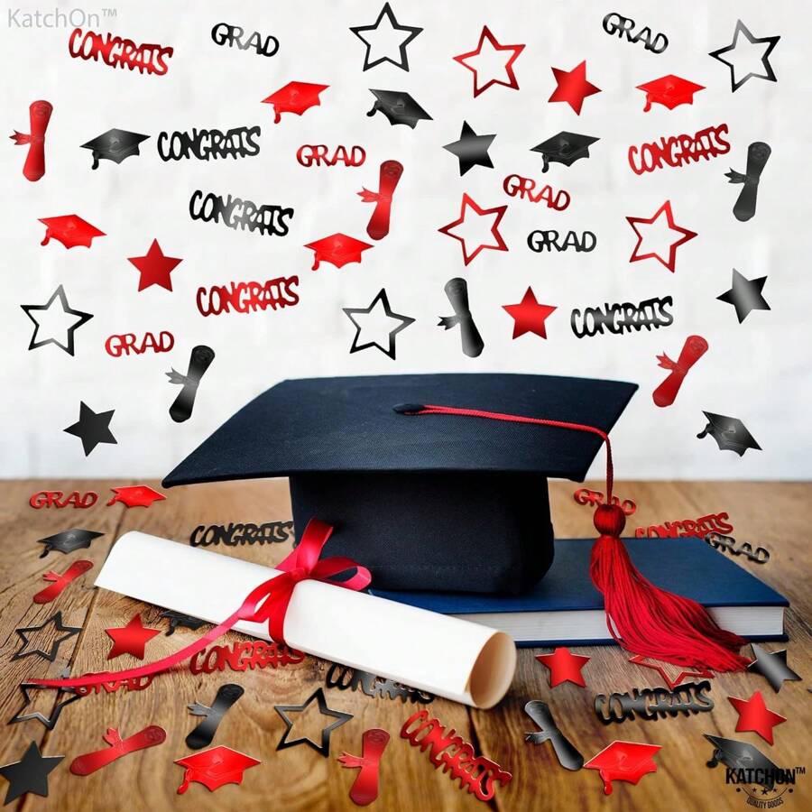Ponamfo Graduation Confetti 2024 - Pack Of 1300 | Grad Confetti 2024 ...