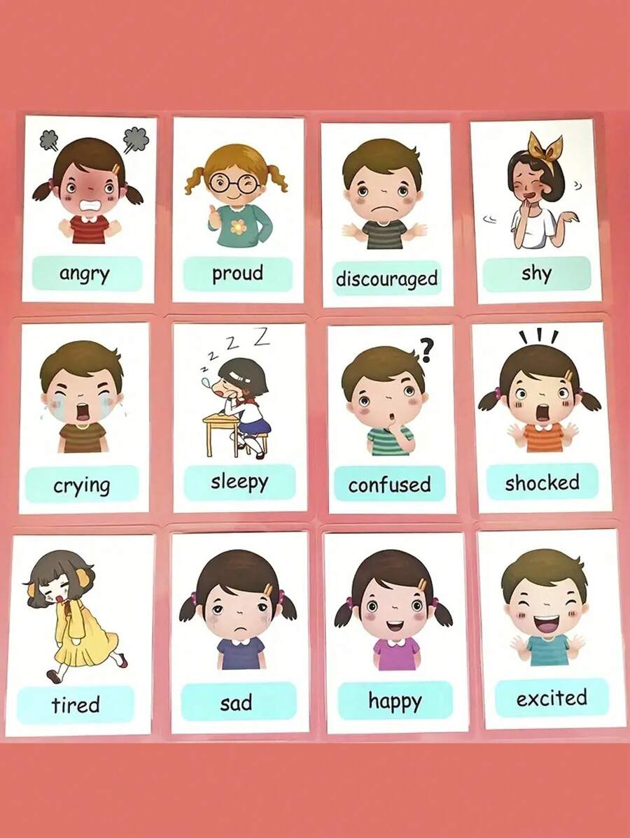 12pcs Color Recognition Flash Cards, Early Childhood Color Education ...