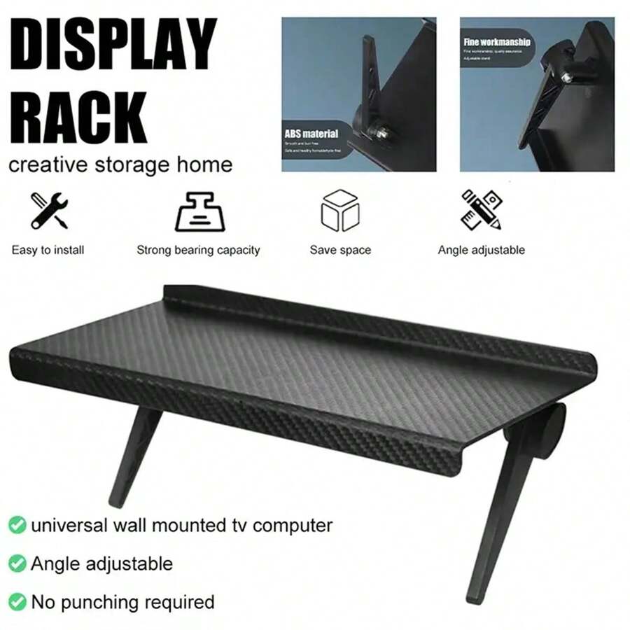 TV Screen Top Shelf Adjustable Computer Monitor Desktop Display Stand ...