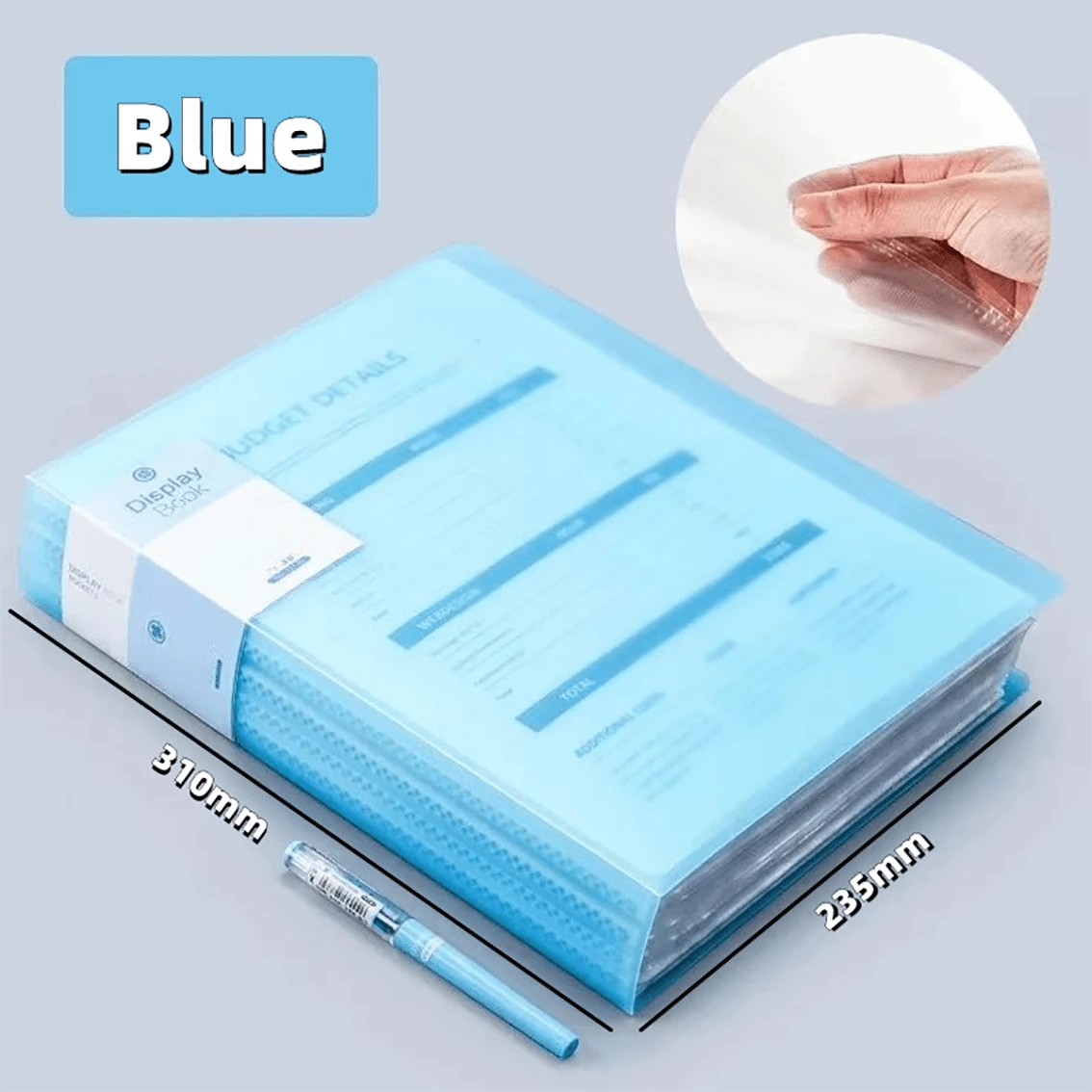 20pages A4 Size Information Booklet, Insert Folder, Transparent Inner ...