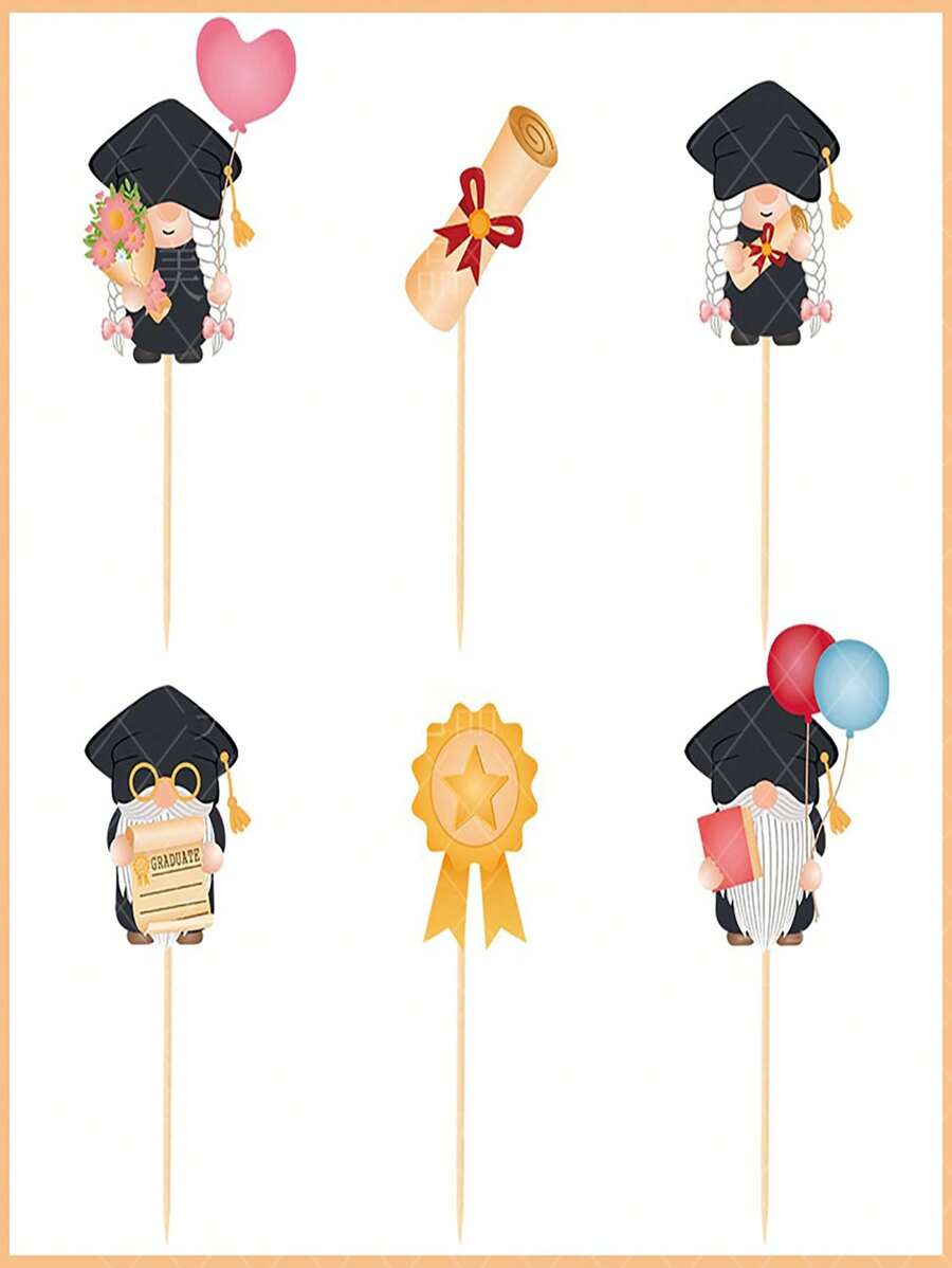 1set Graduation Ceremony Decorations Set, Including Graduate Grade ...