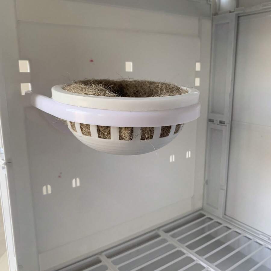 3-In-1 Bird's Nest, 1 Plastic Bird's Nest With Brackets And Soft Fiber ...