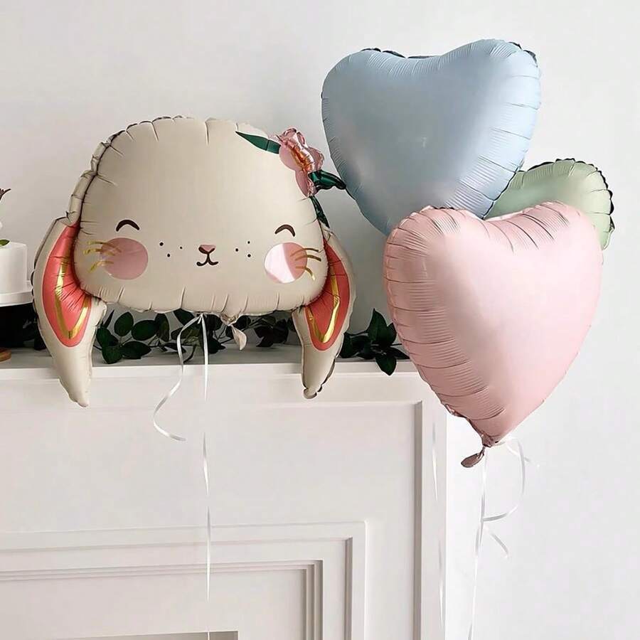 Heart-Shaped & Aluminum Foil & -Face Balloons, Popular For Birthday ...