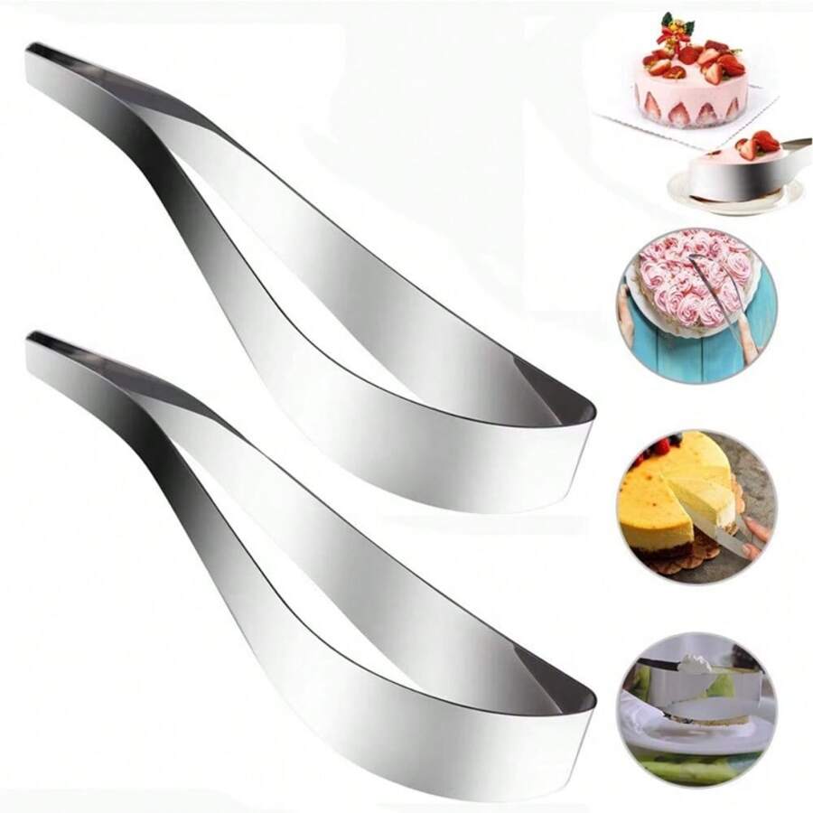 Stainless Steel Cake Cutting Knife With Integrated Triangular Slicer ...