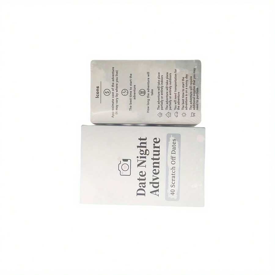 Date Night Adventure 40 Scratch Off Dates Couple Card Game Enhances The ...