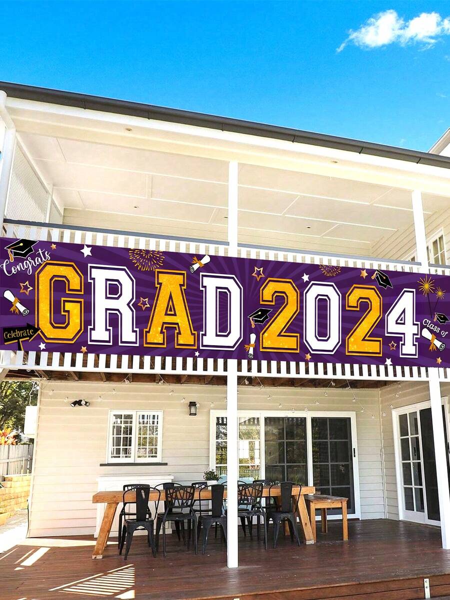 2024 Graduation Theme Banner, Graduation Courtyard Sign ...