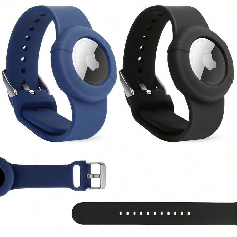 Airtag Wristband Compatible With Apple AirTag,Soft Adjustable Airtag ...