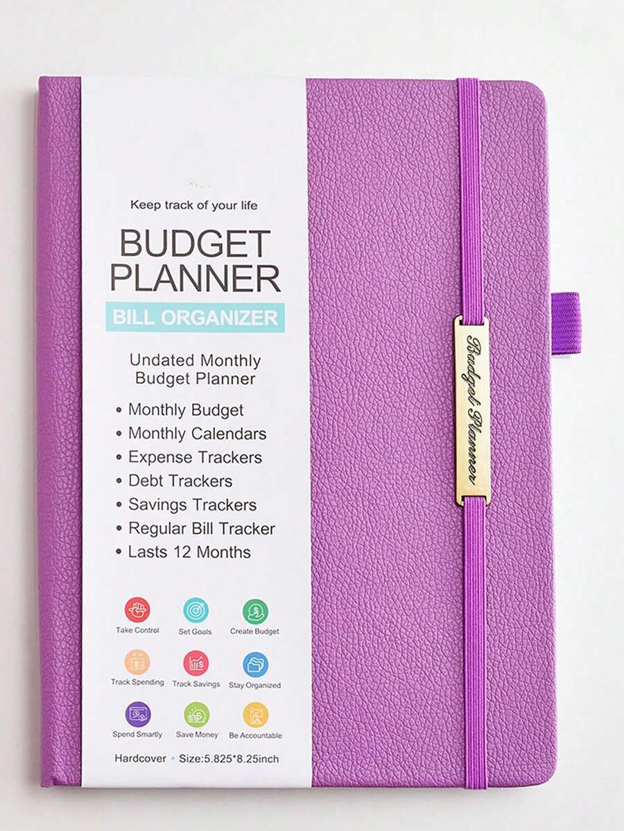 Budget Planner Hardcover Financial Plan And Budget Planner - Monthly ...