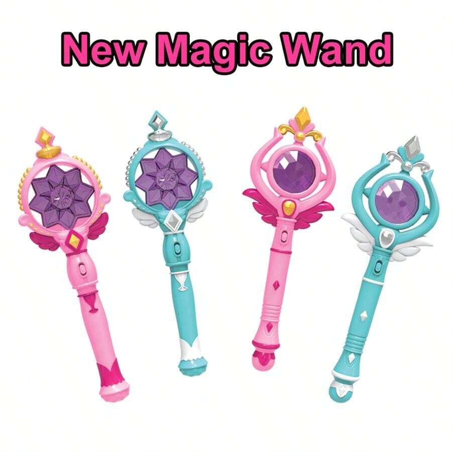Blue Magic Princess Wand, Light-Up Musical Toy, Girls' Role Play Set ...