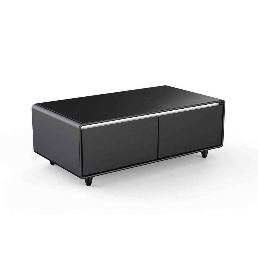 Smart Coffee Table With Built-In Fridge Touch Control Panel Modern ...