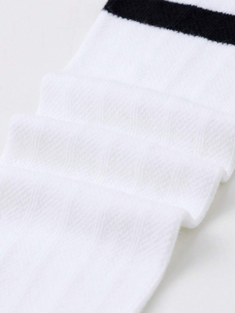 Annil ถุงเท้ายาว สไตล์วิทยาลัย ระบายความชื้นและระบายอากาศได้ดี สำหรับ ...