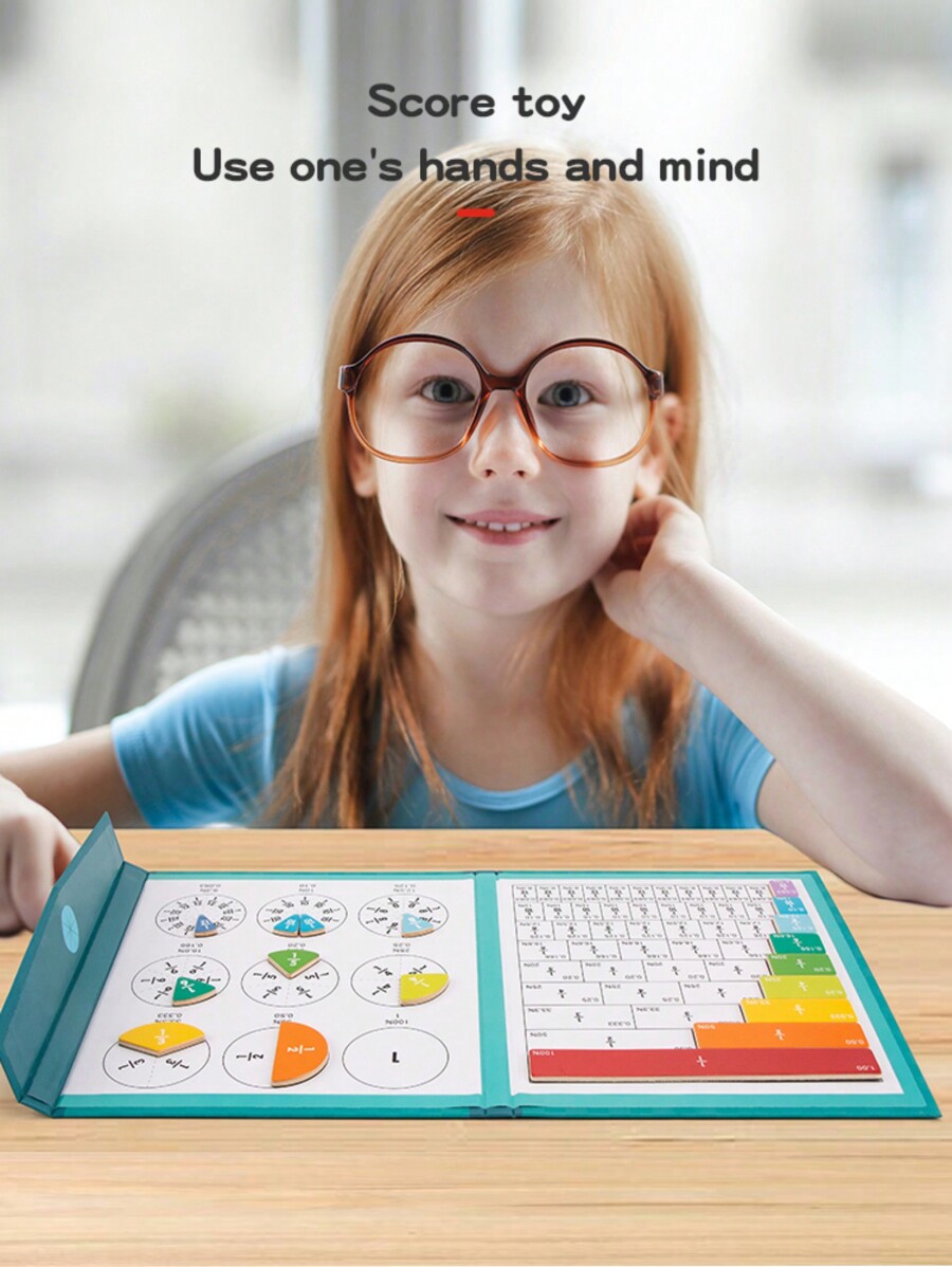 Magnetic Fraction Tiles & Fraction Circles Activity Set, Mathematical ...