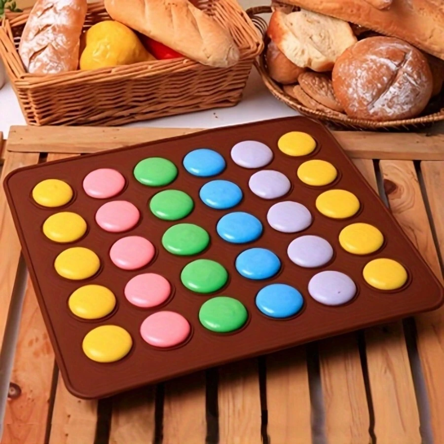 -Friendly Silicone Macaroon Baking Mat: Non-Stick, High-Temp Resistant ...