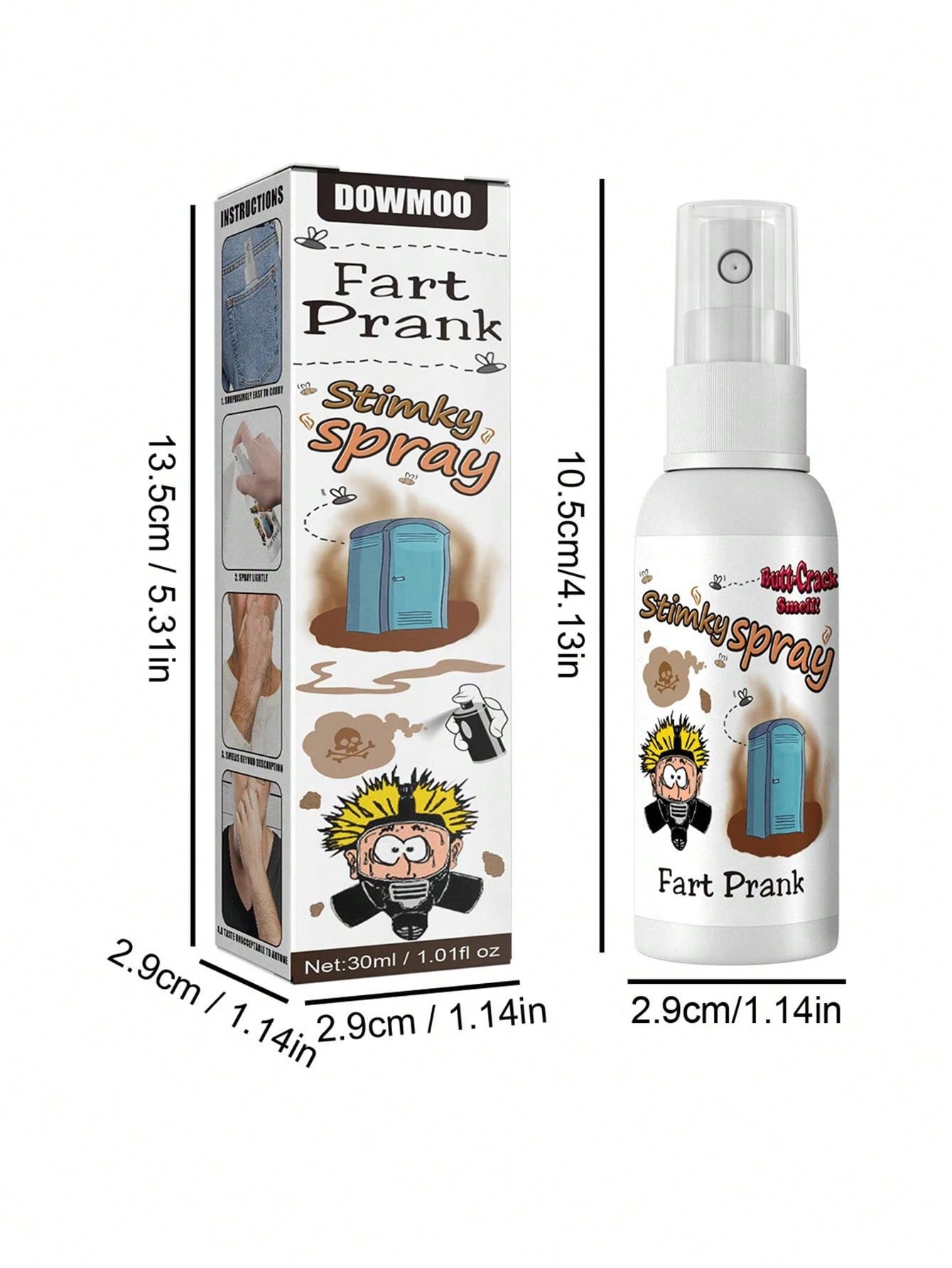 Fart Spray Prank Toy, Long Lasting Stinky Spray, Suitable For Entertainment, Stress Relief And ...
