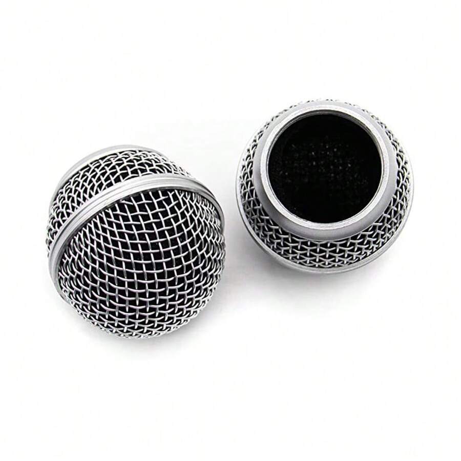 Microphone Grill Ball Head With Inner Foam Mic Grille Cover Replacement Forsm58 Wireless