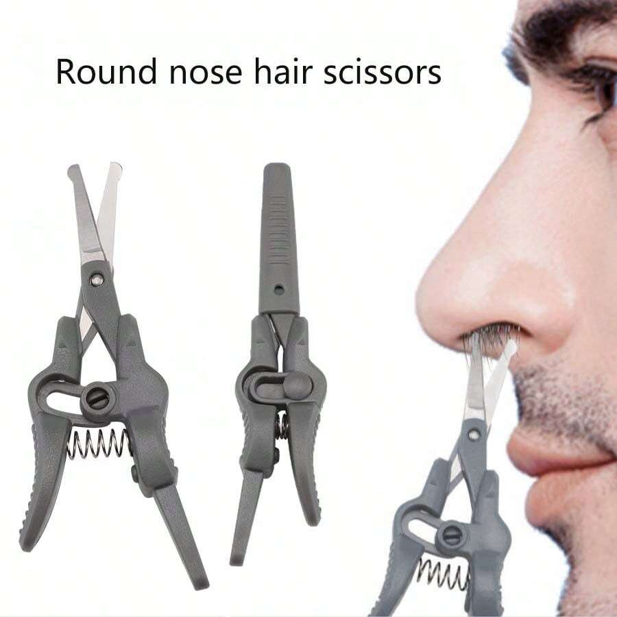 Stainless Steel Nose Hair Trimmer With Round Head And Ring Shape ...