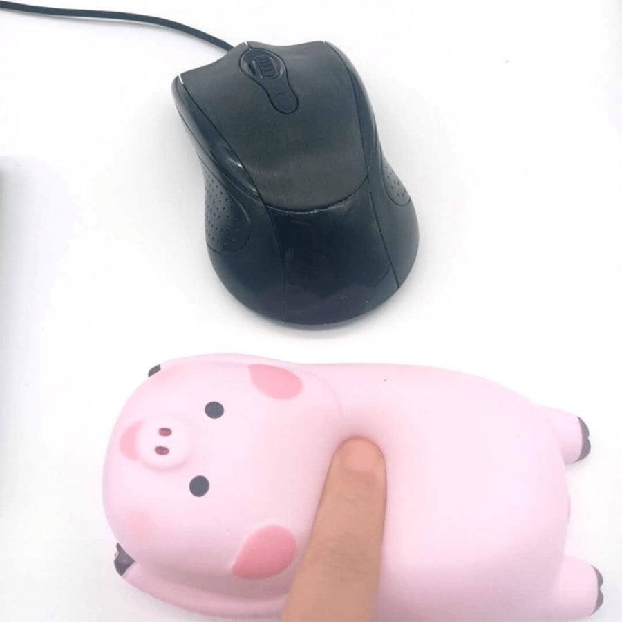 Slow Rebound Ergonomic Heart Shape Pig Memory Foam Wrist Rest Mousepad ...