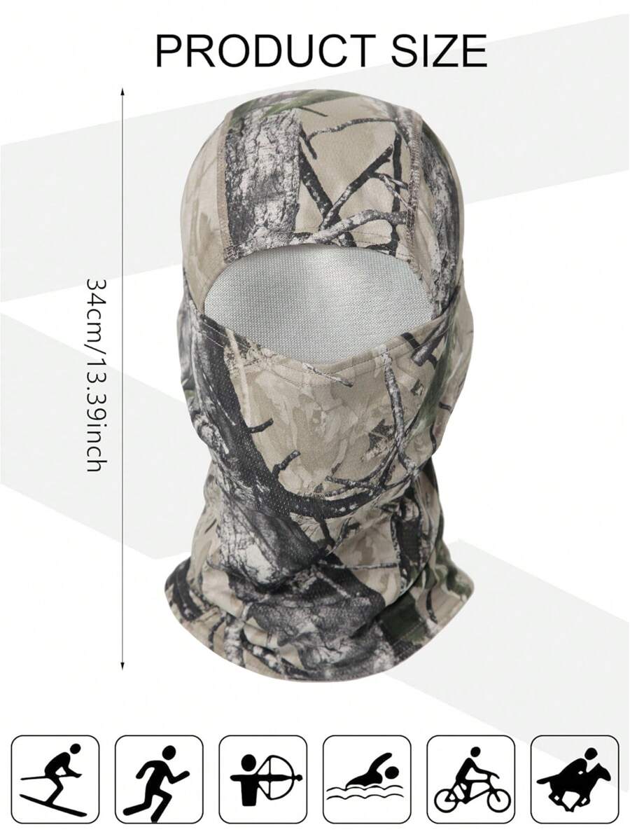 Masque de ski intégral ALL blanc pour homme et femme, masque facial ...