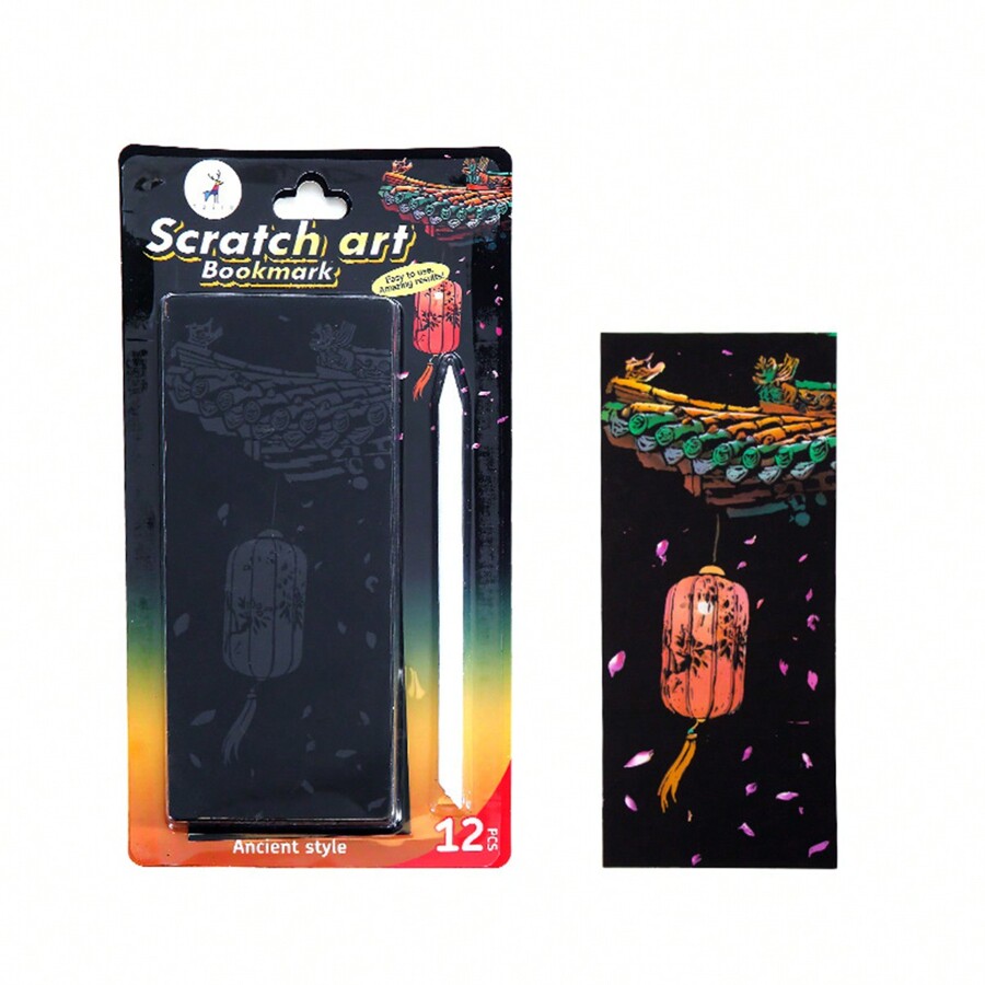 1 Box World Famous City Night Scene Scratch Art For Students Diy ...