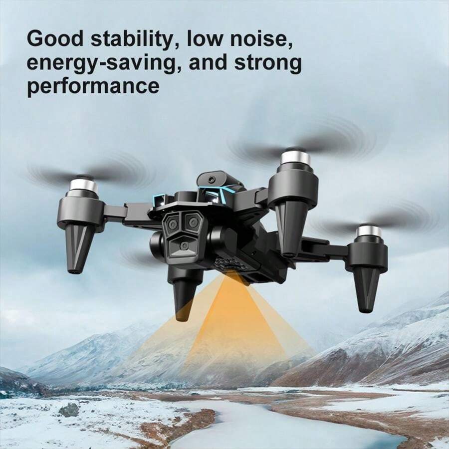 K12 MAX Remote Control Drone, Brushless Motors, Three Cameras, Double ...
