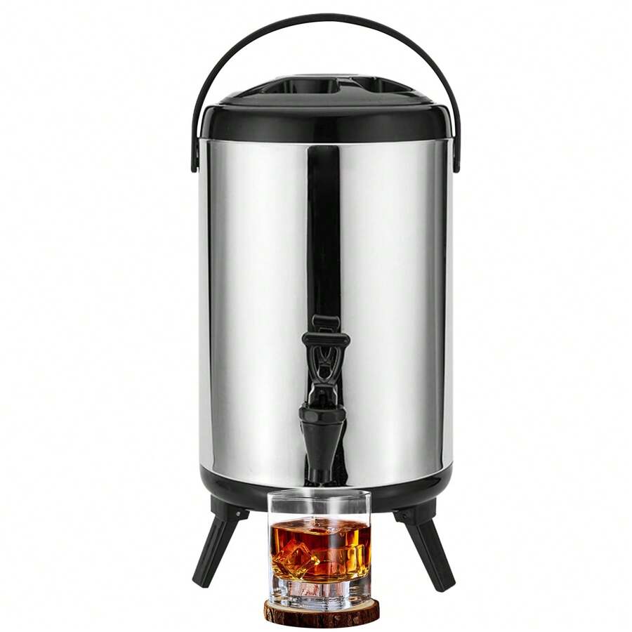 Insulated Drink Dispenser | 8L Stainless Steel Thermal Pot With Spigot ...