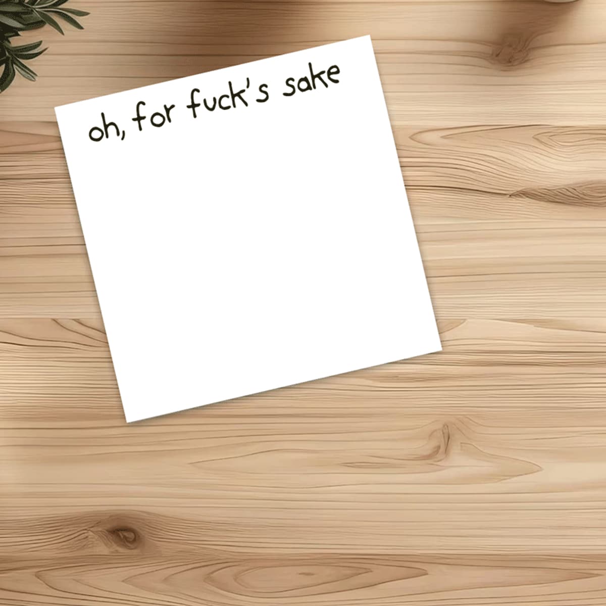 For 's Sake Sticky Notes, Funny Gifts For Boss, Best Friend, And ...
