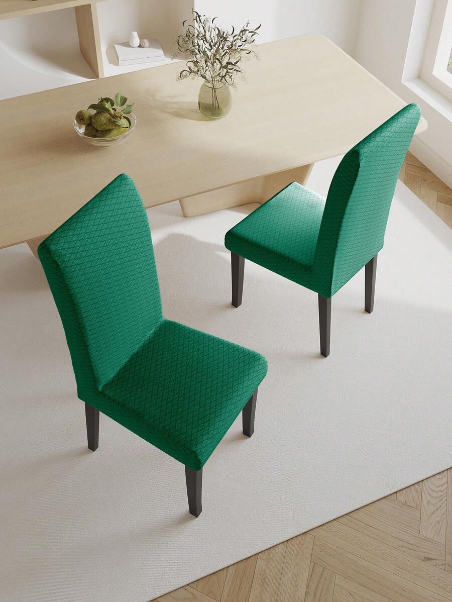 1pc Elastic Jacquard Fabric Chair Cover To Prevent Stains And Dirt ...
