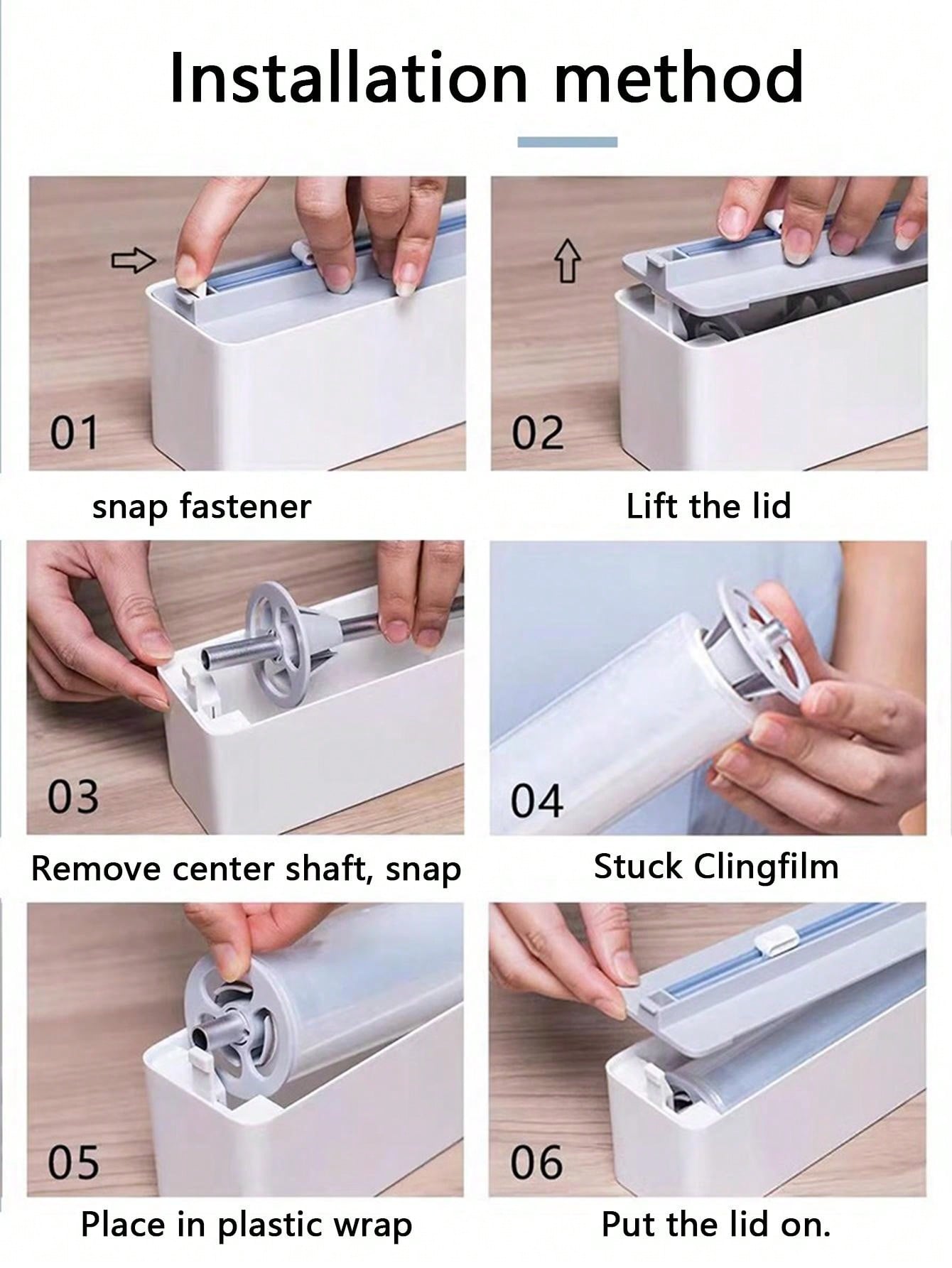 1pc Plastic Film Cutter, Food Packaging Cutter Baking Paper Tin Foil ...