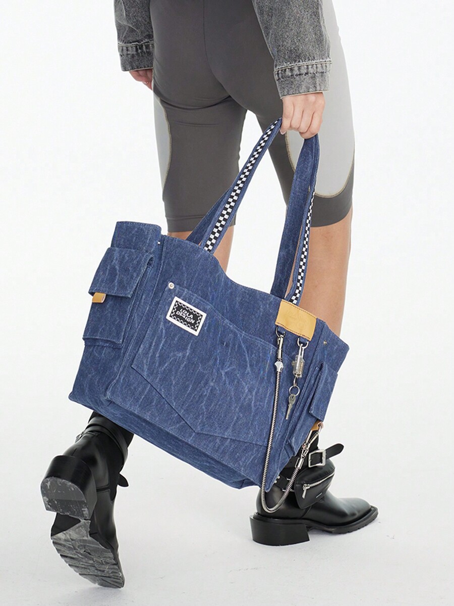 Origineel Jeans Groot Tote tassen , Eén schouder Persoonlijkheid ...