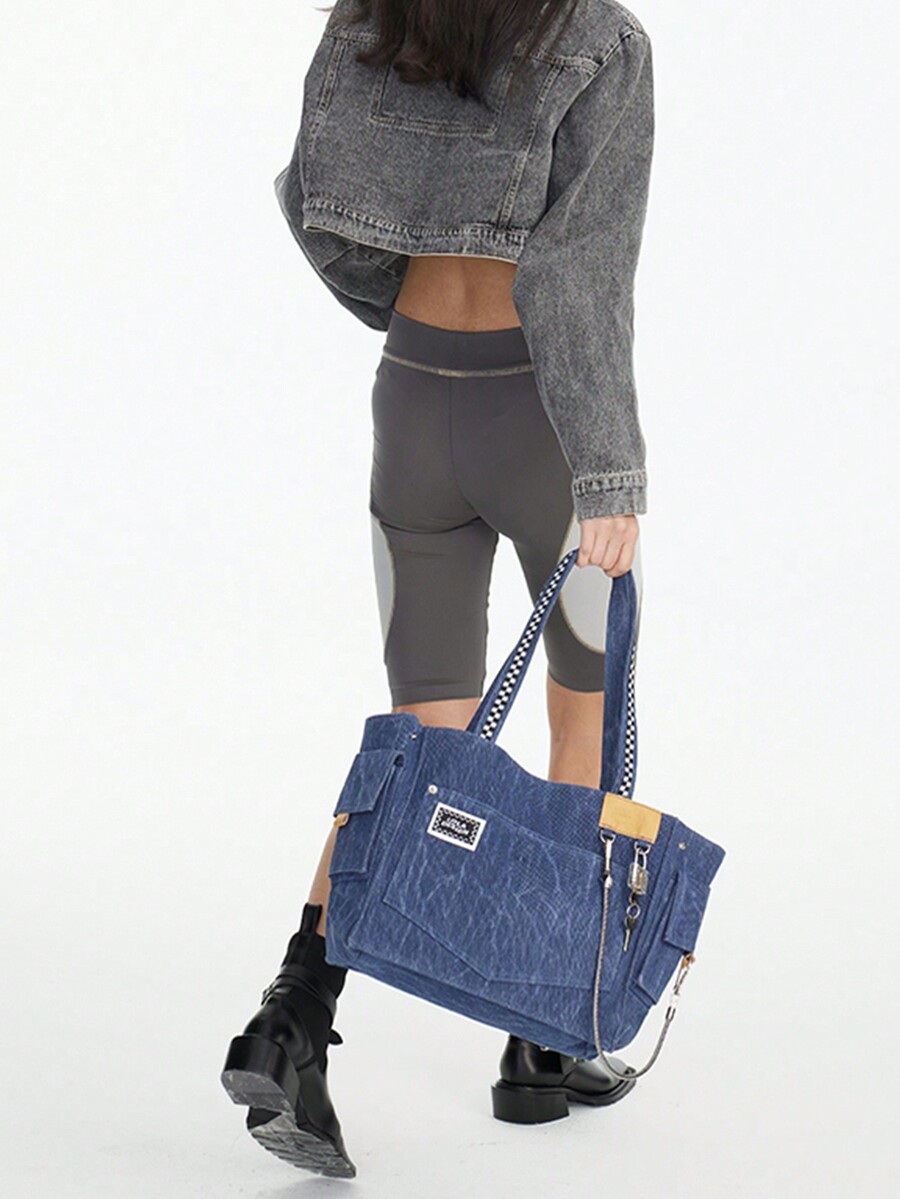 Origineel Jeans Groot Tote tassen , Eén schouder Persoonlijkheid ...