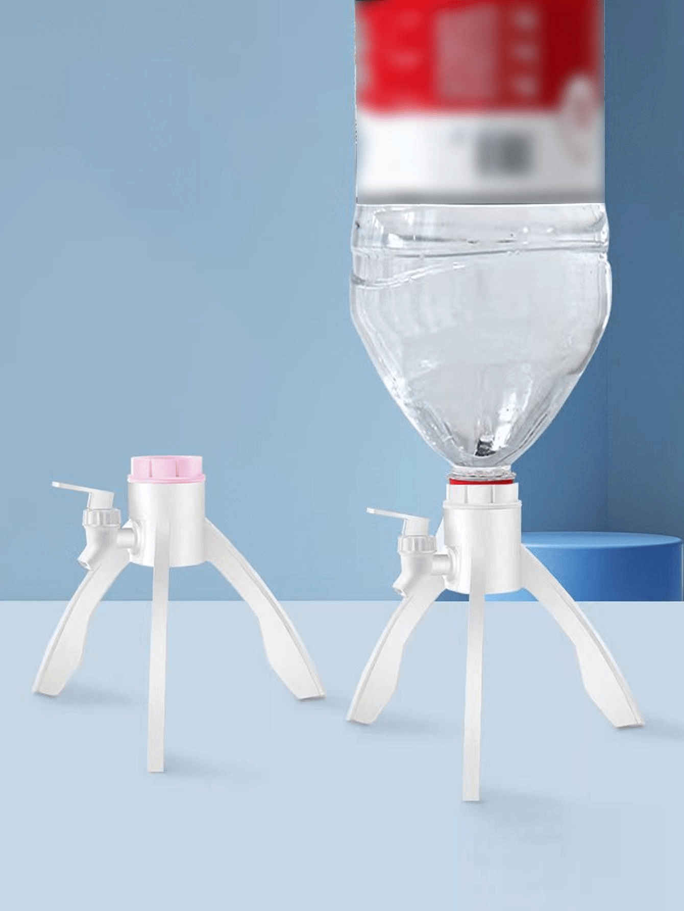 1pc Water Dispenser Rack With 3 Connector, Detachable Mineral Water ...