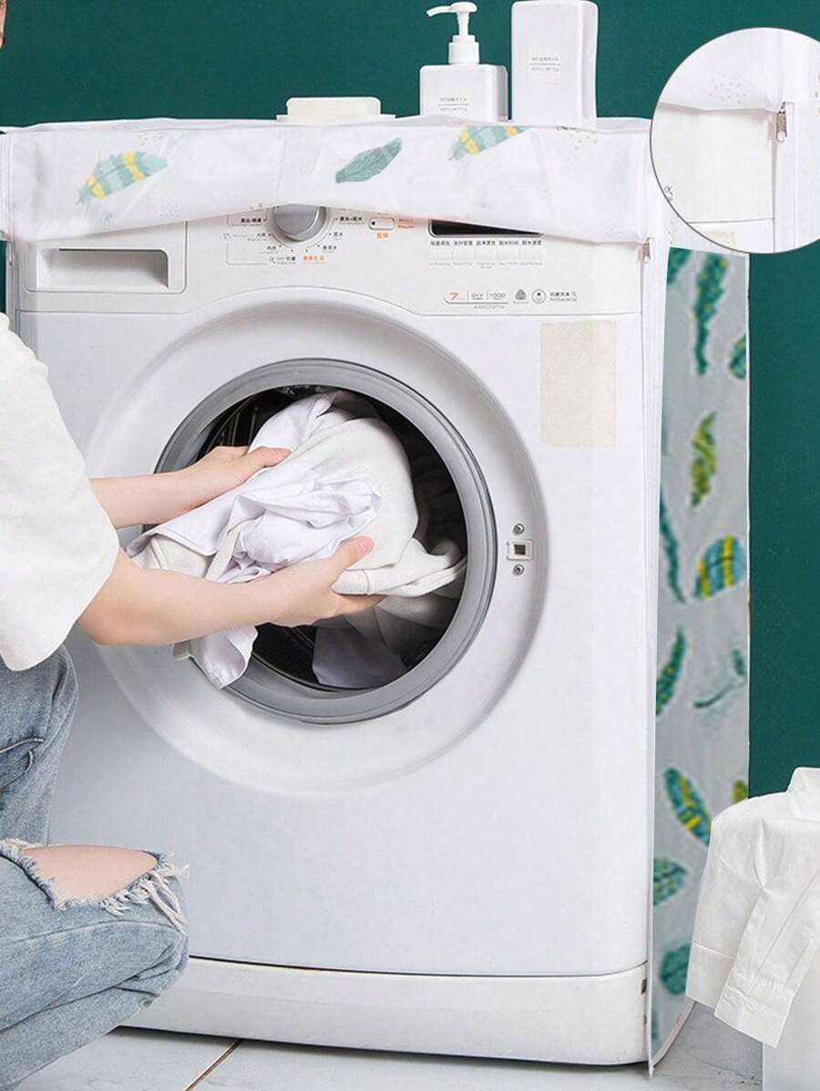 Top-Loading Washing Machine Cover Waterproof Sunscreen Dustproof Half ...